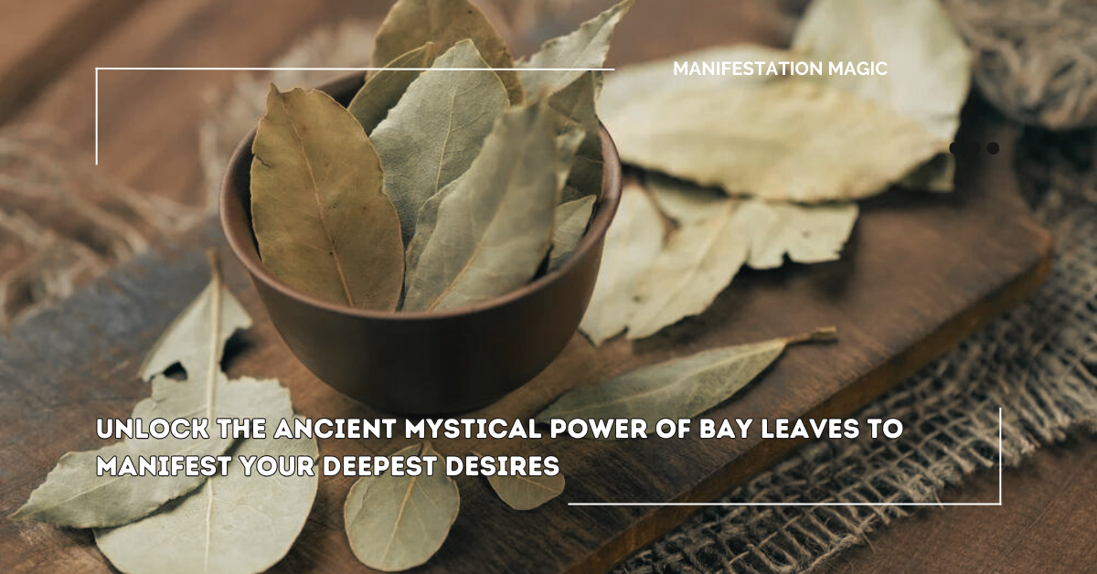 Unlock the Ancient Mystical Power of Bay Leaves To Manifest Your Deepest Desires - Manifestation ...